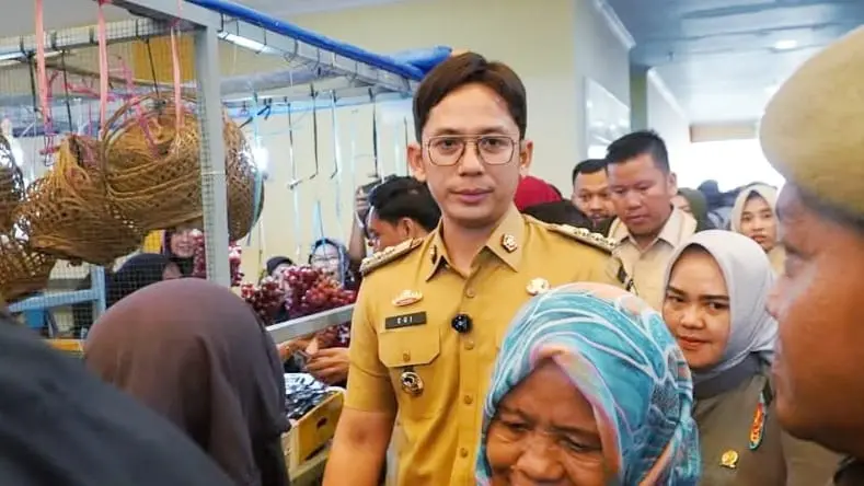 Hari Pertama kerja, Bupati Lamsel Tinjau Persediaan dan Harga Kebutuhan ...